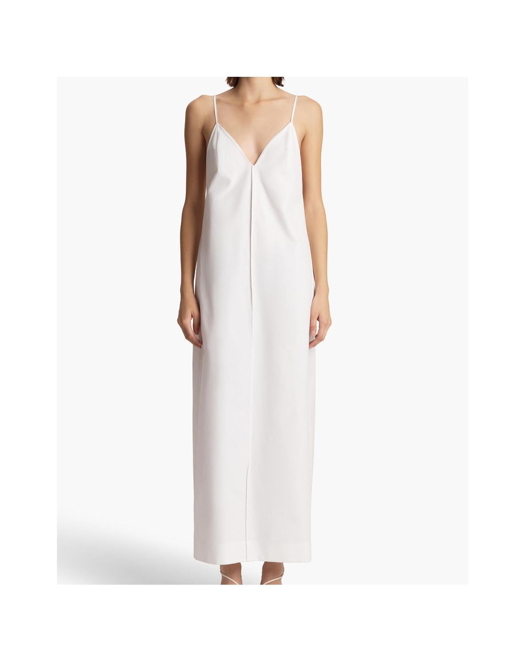 KHAITE Tulula Dress in White | Lyst