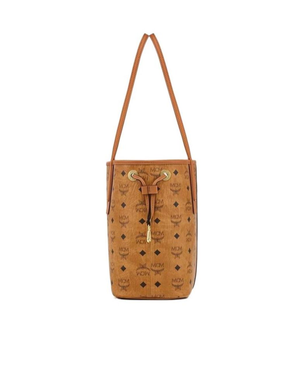 MCM Liz Visetos Double-Sided Shopping Bag in Brown | Lyst