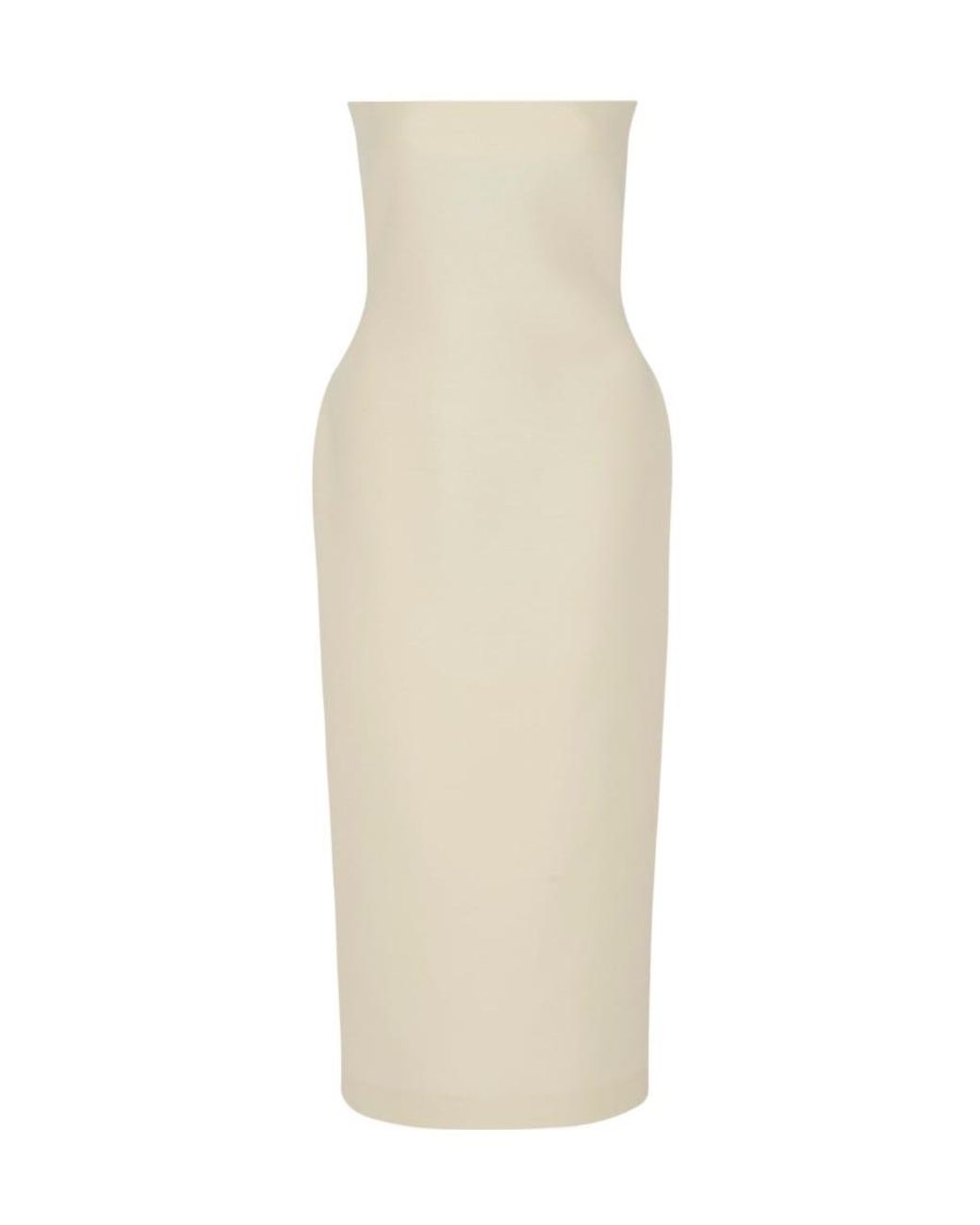 The Row Nita Wool Dress in Natural | Lyst