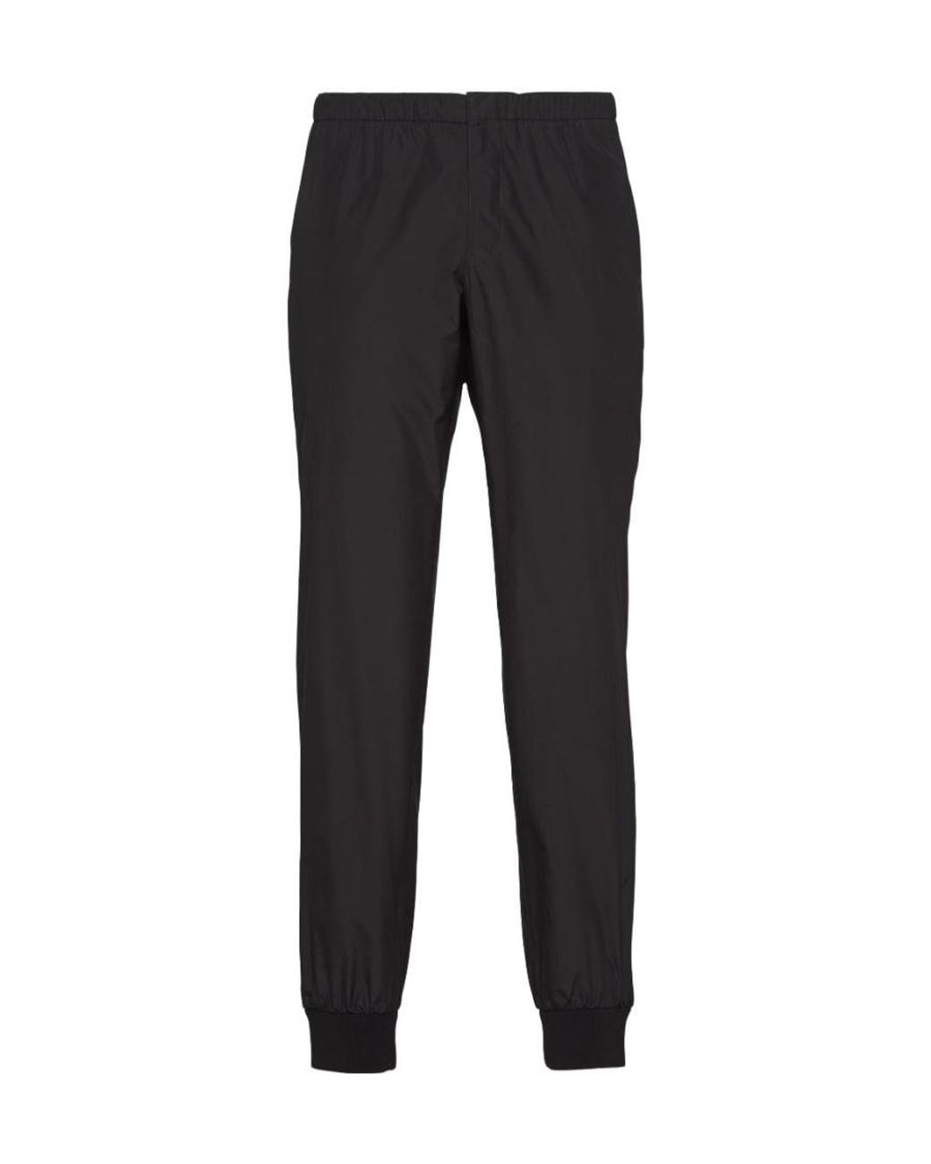 Prada Mid-Rise Straight-Leg Track Pants in Black for Men | Lyst