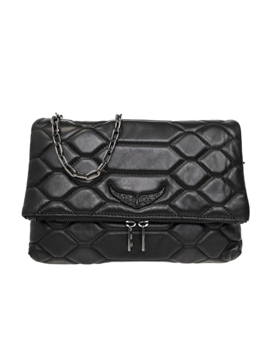 Zadig & Voltaire Xl Rocky Scale Bag in Black | Lyst