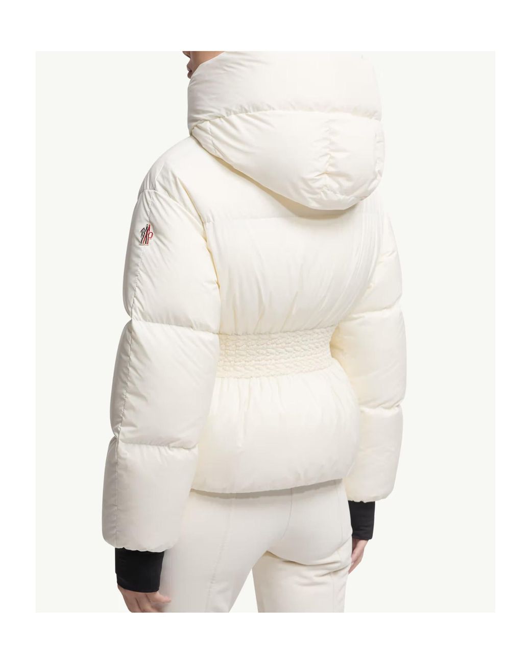 Moncler Wollemi Hooded Down Ski Jacket in Natural | Lyst
