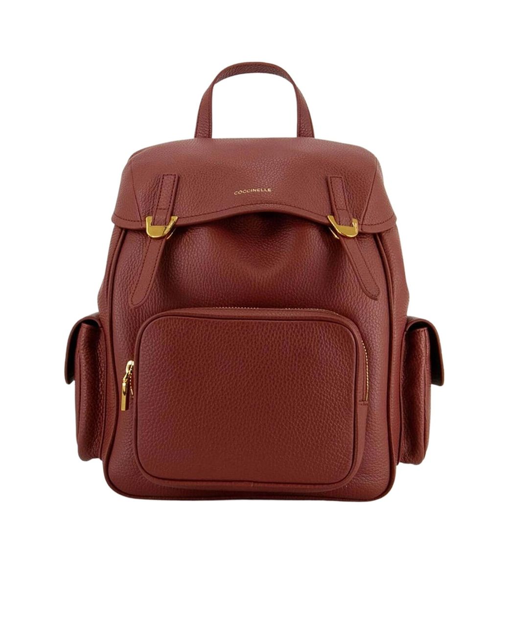 Coccinelle Logo Backpack in Red | Lyst
