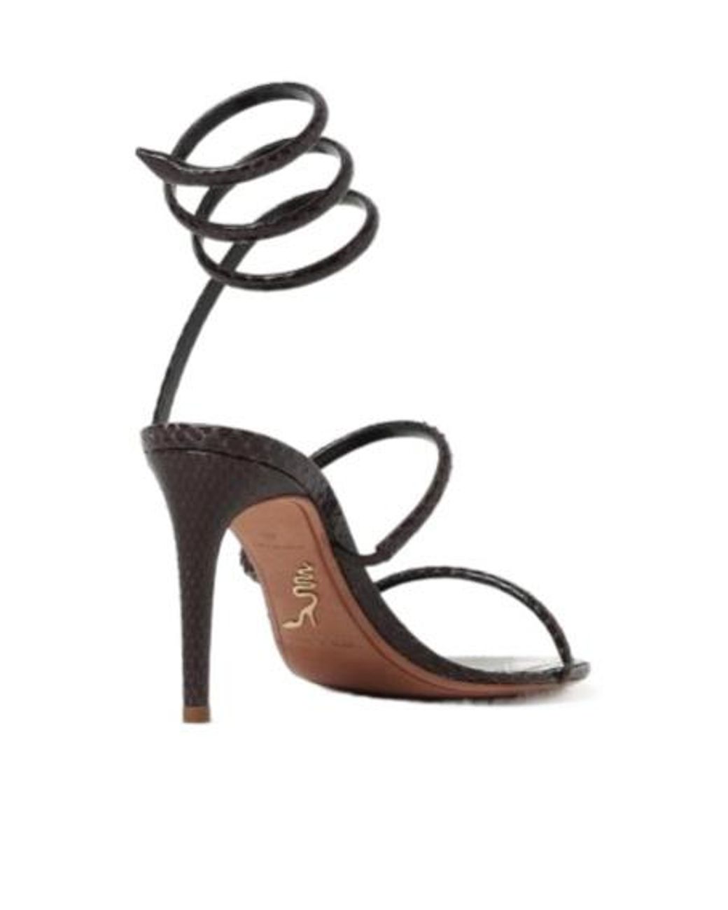 Rene Caovilla 80Mm Cleo Sandals in White | Lyst