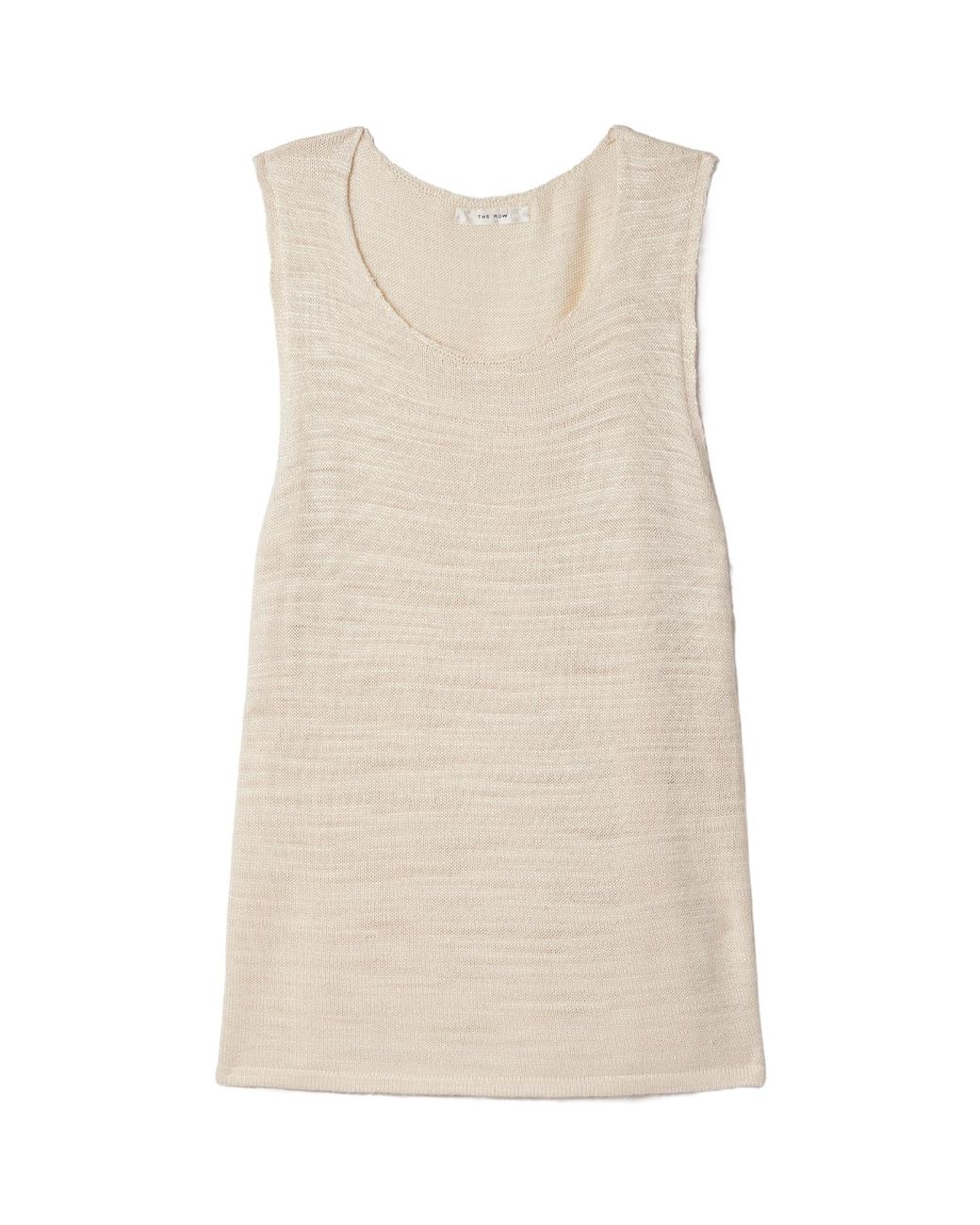 The Row Tank Vest in Natural | Lyst