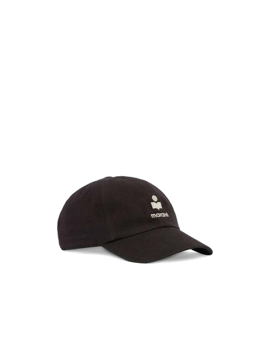 Isabel Marant Logo Baseball Cap Hat in Black | Lyst