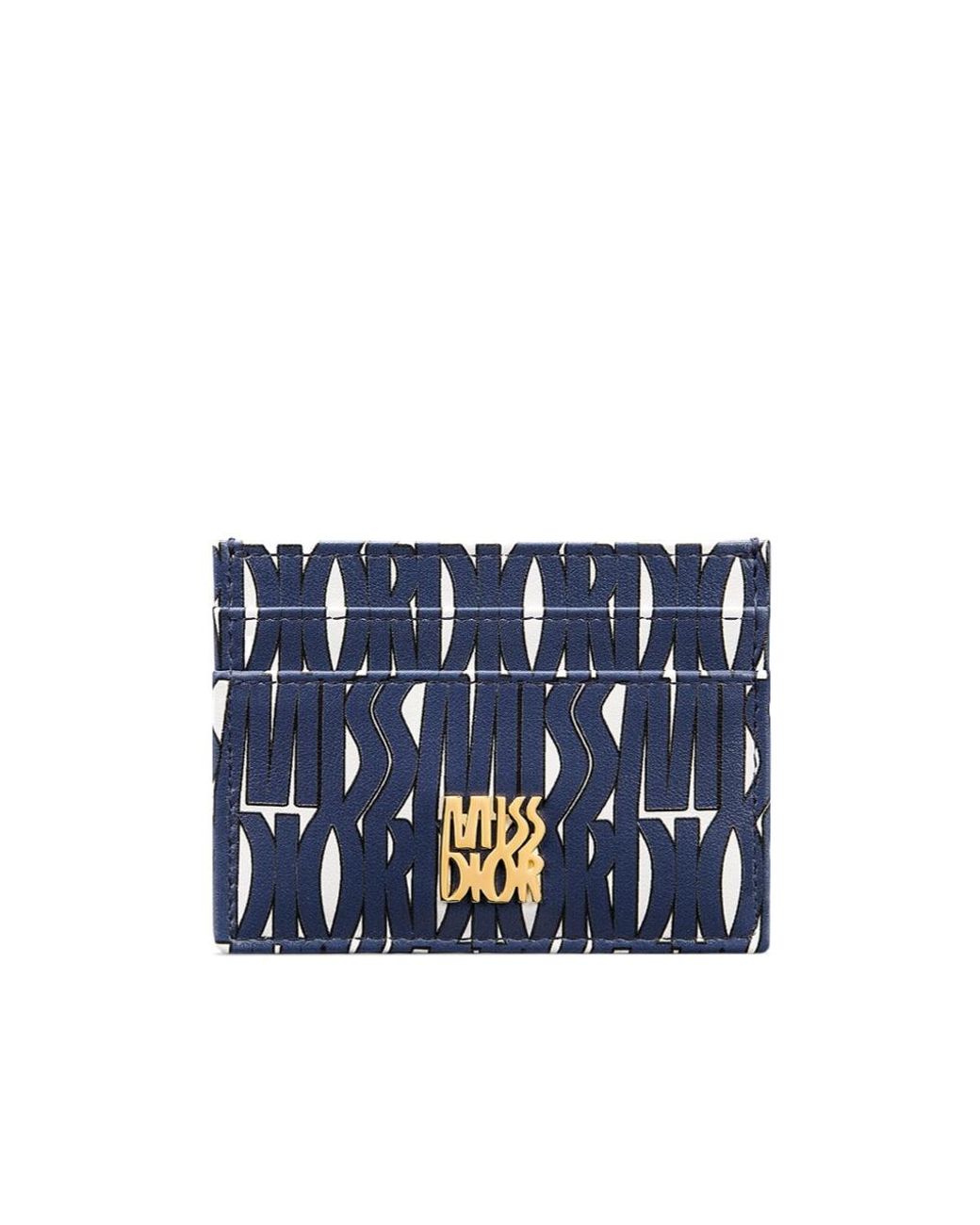 Dior Miss Card Holder in Blue | Lyst