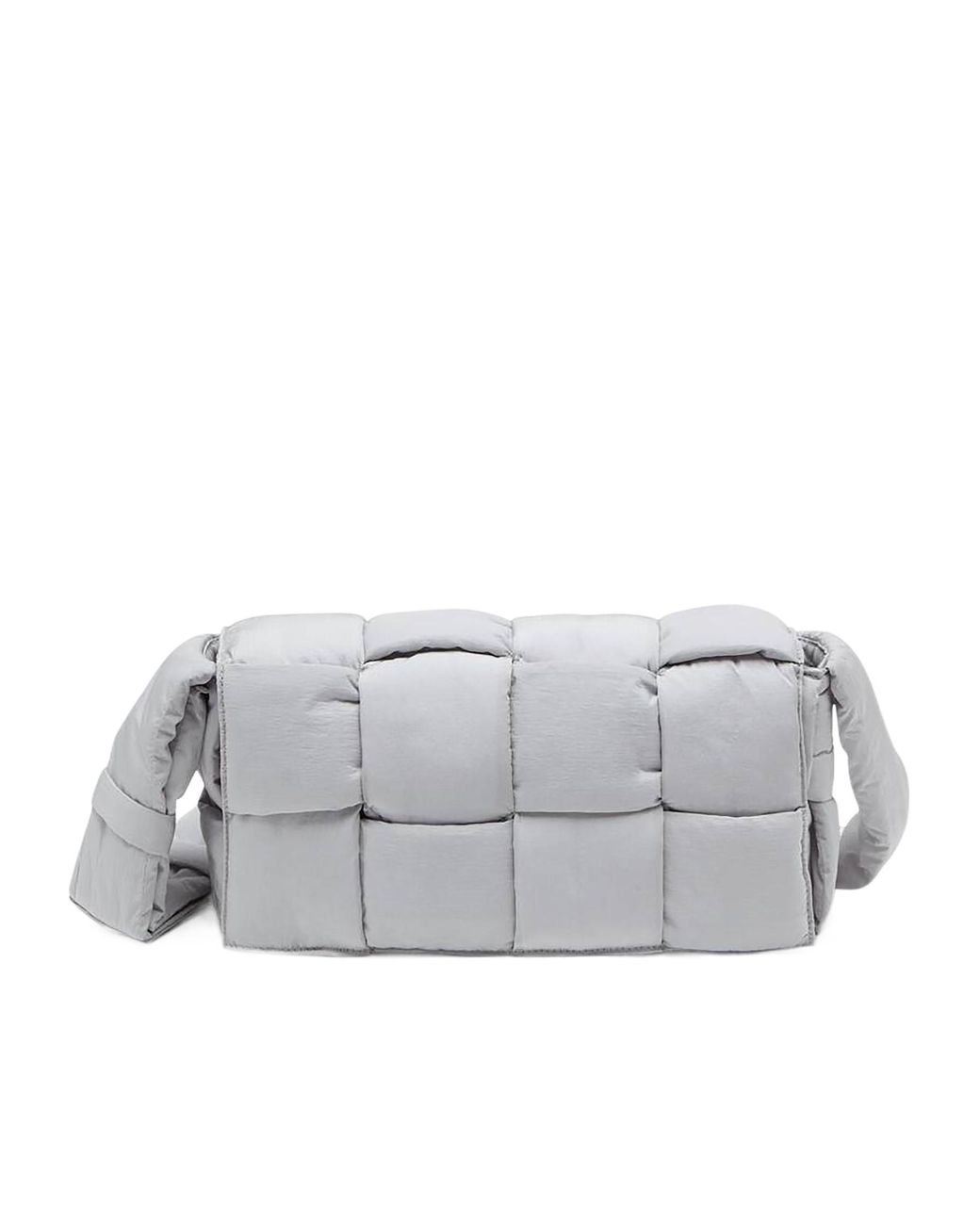 Bottega Veneta Logo Cross-Body Bag in Gray for Men | Lyst