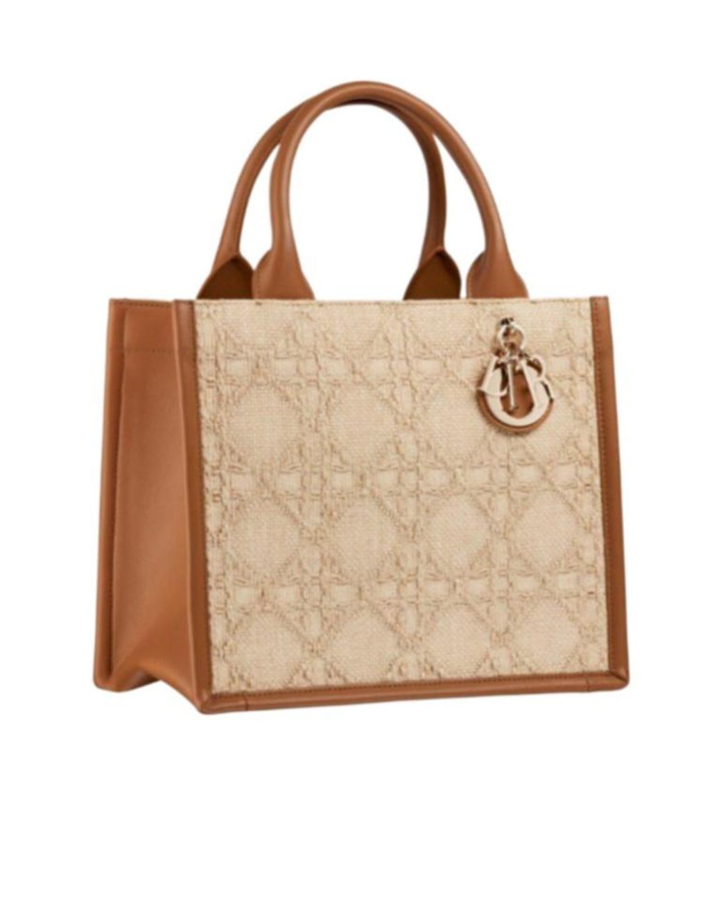 Dior Logo Details Handbag in Brown | Lyst