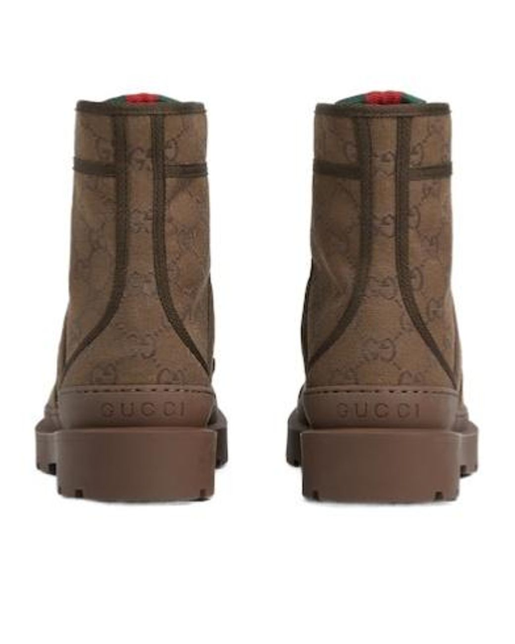 Gucci Lug-Sole Boot in Brown for Men | Lyst
