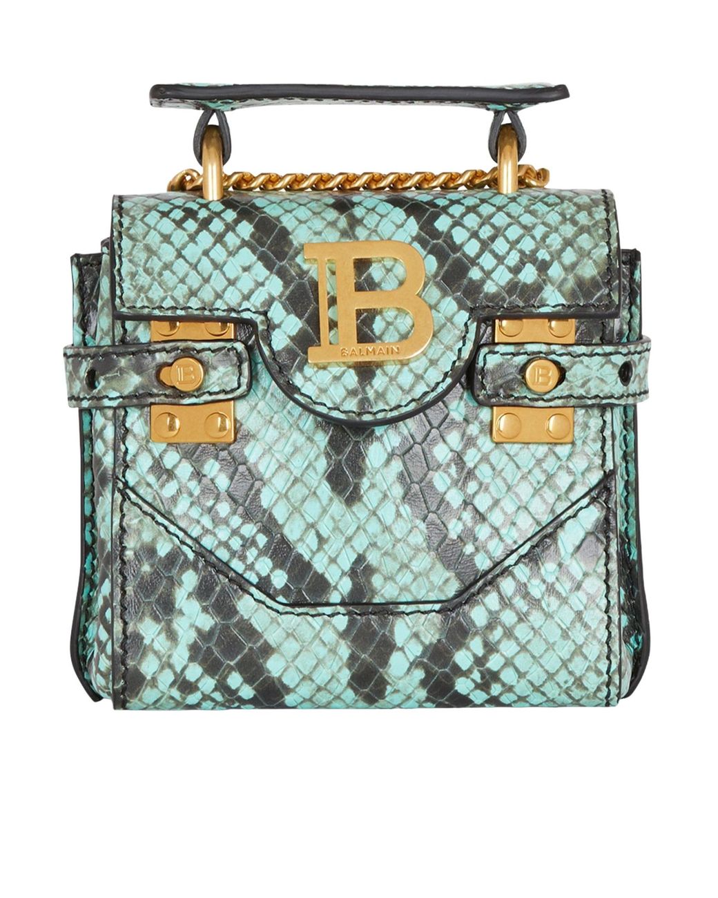 Balmain Logo Cross-Body Bag in Green | Lyst