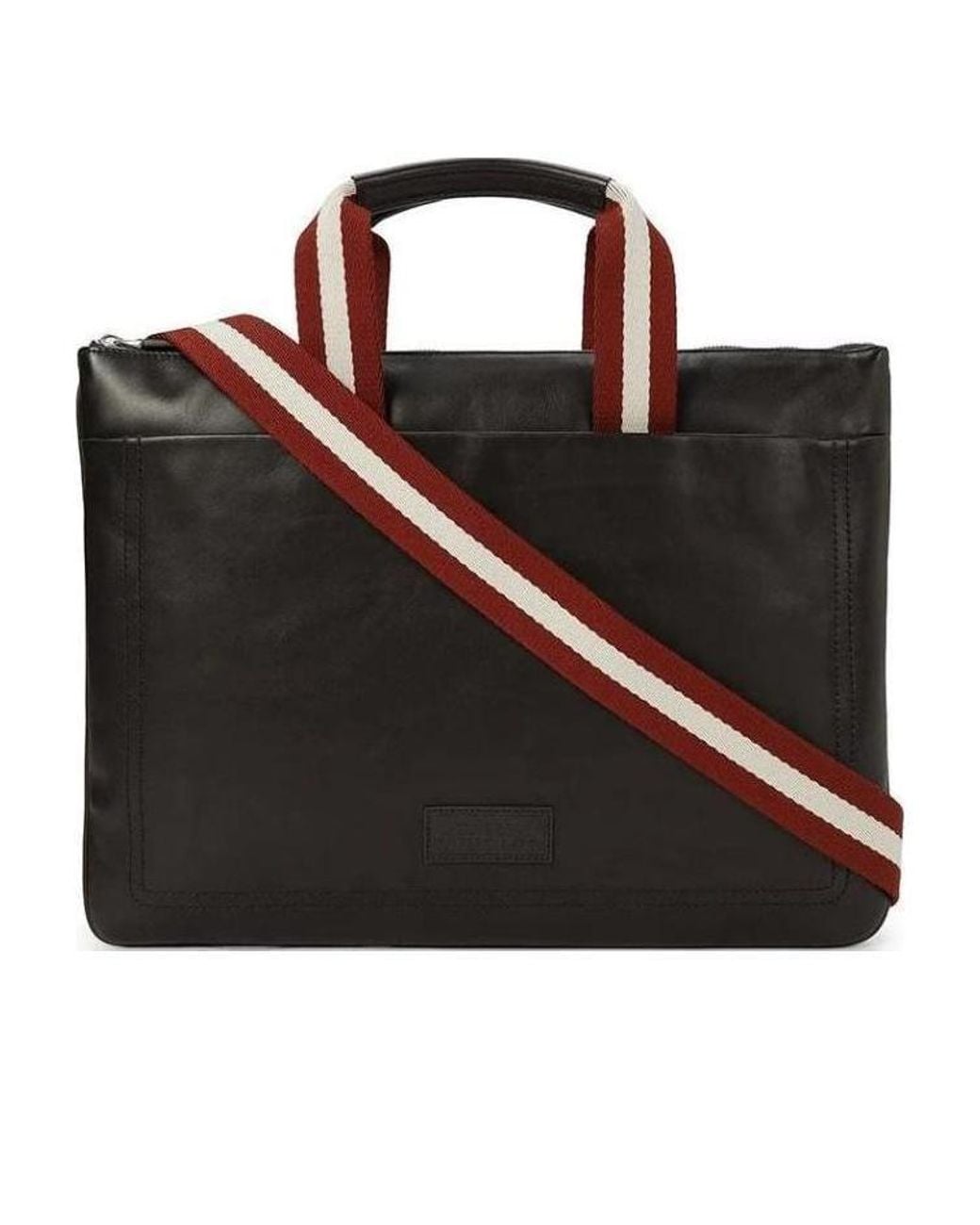 Bally Logo Handbag in Black for Men | Lyst