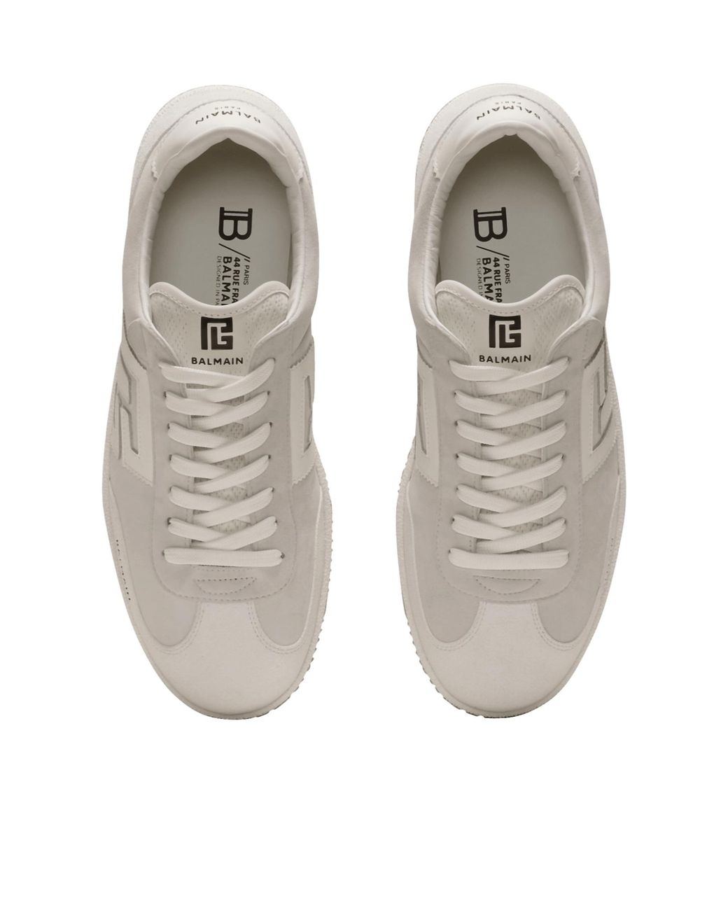 Balmain Swan Trainers in White for Men | Lyst