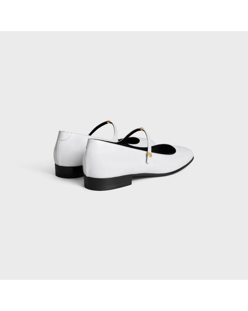Celine City Ballerina in White | Lyst UK
