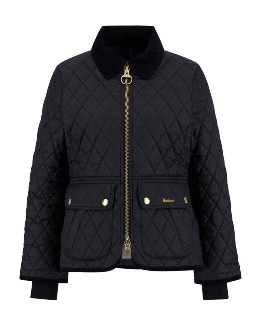 Barbour Beadnell Quilted Jacket in Black | Lyst