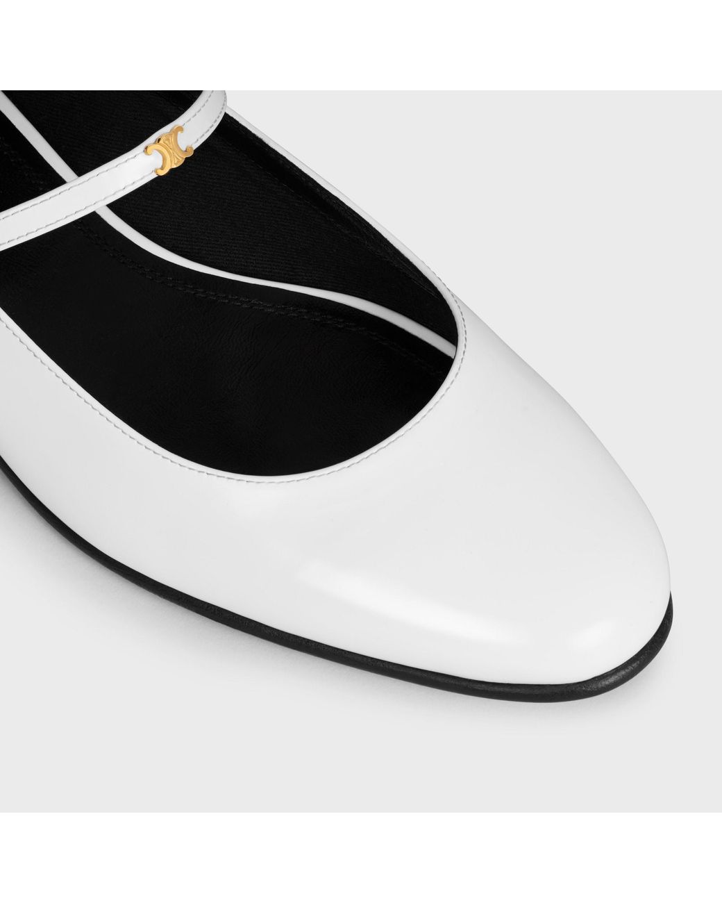 Celine City Ballerina in White | Lyst UK