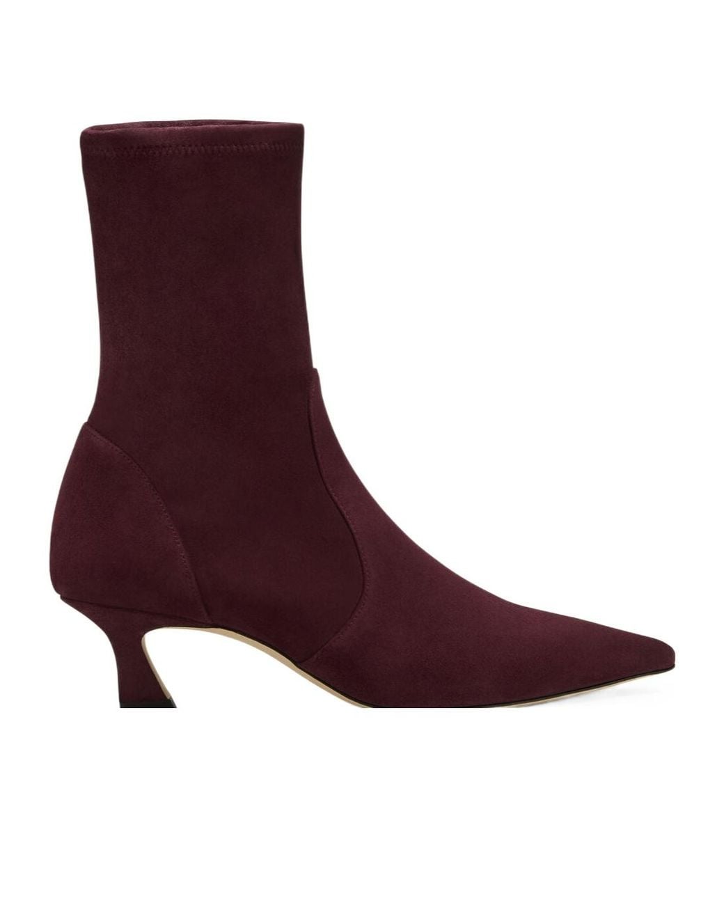 Stuart Weitzman Vinnie Ankle Boots in Purple | Lyst