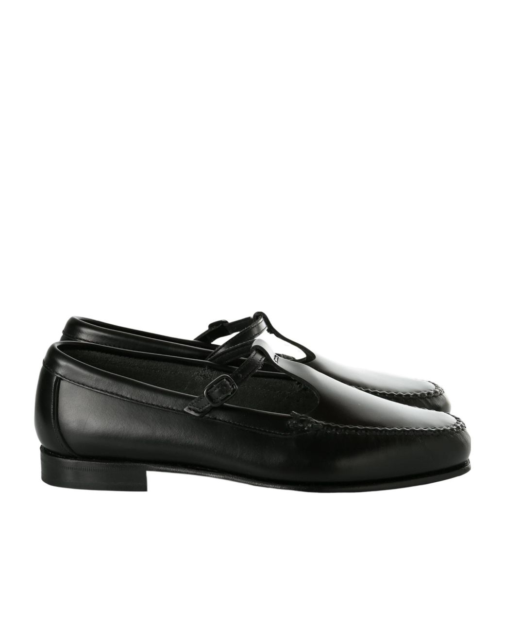 Hereu T-Bar Loafer in Black | Lyst