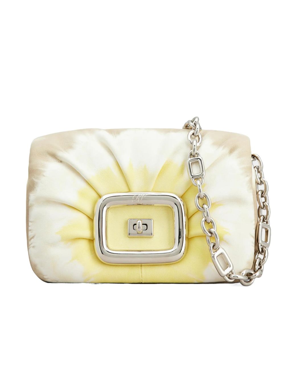 Roger Vivier Viv' Choc Mini Bag in Metallic | Lyst