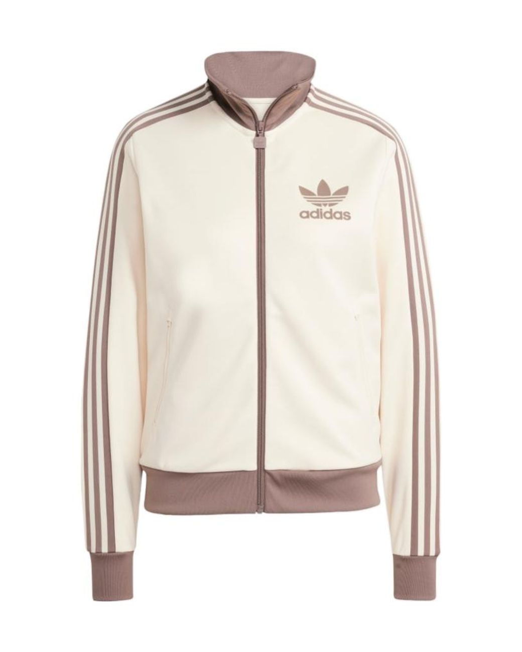 adidas Beckenbauer Track Top in Natural | Lyst