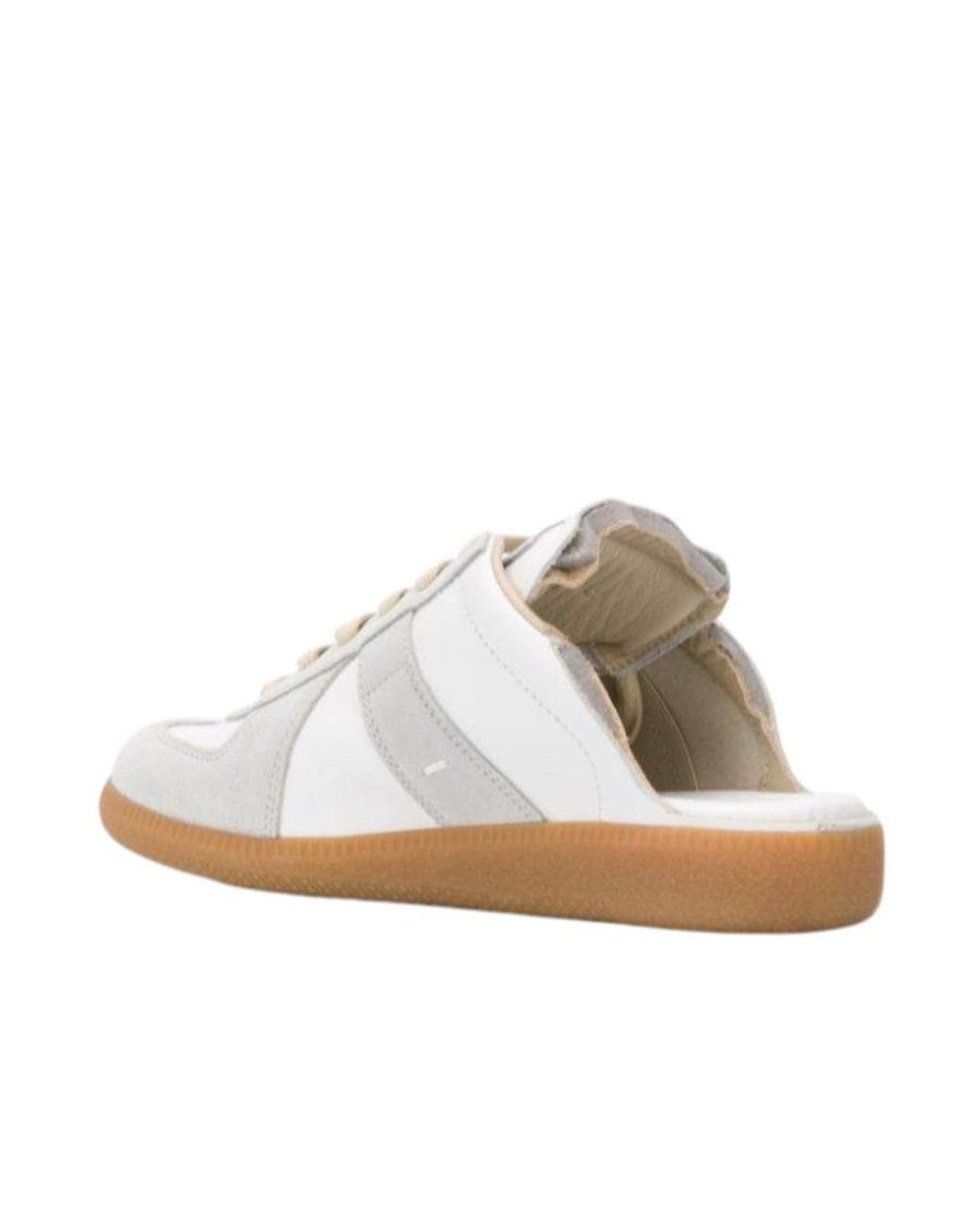 Maison Margiela Replica Cut Out Sneakers in White | Lyst