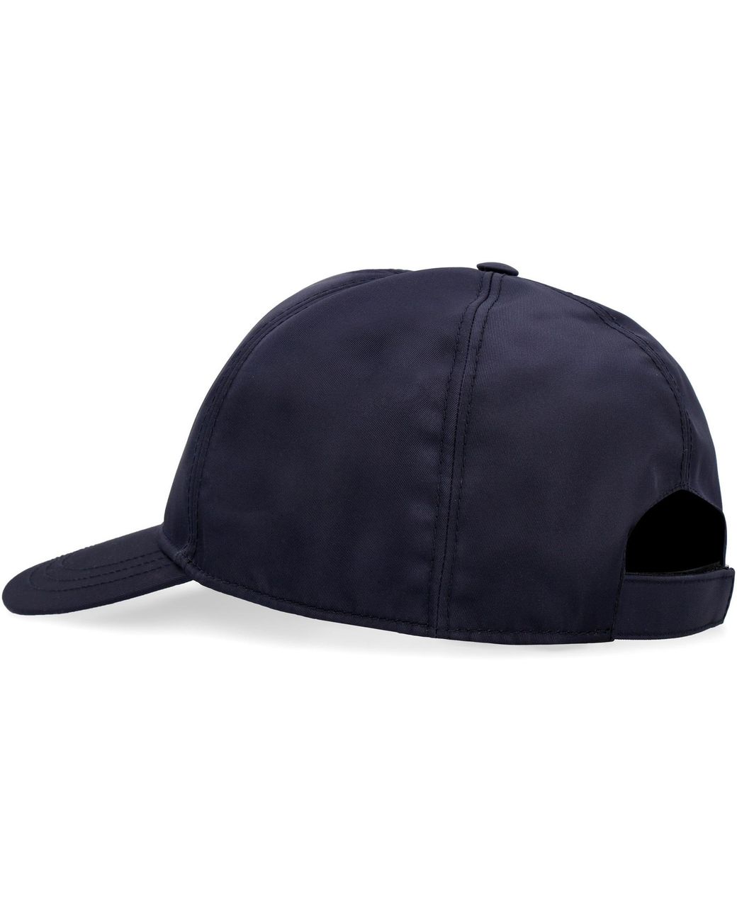 Prada Logo Plaque Baseball Cap in Blue for Men | Lyst