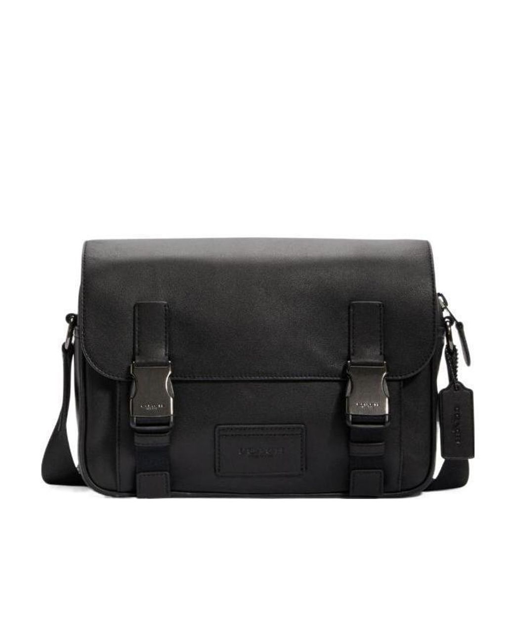 COACH Medium Postman Shoulder Bag in Black for Men | Lyst