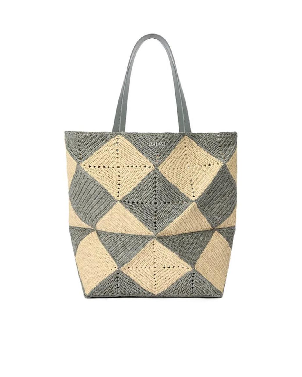 Loewe Xl Puzzle Fold Tote Bag in Metallic for Men | Lyst