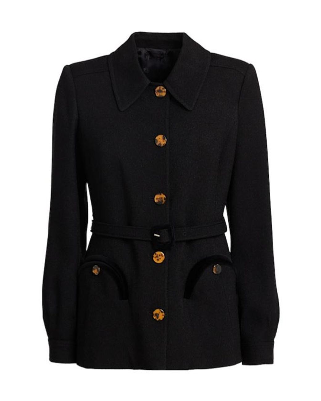 Blazé Milano Paint Viscose Jacket in Black | Lyst UK