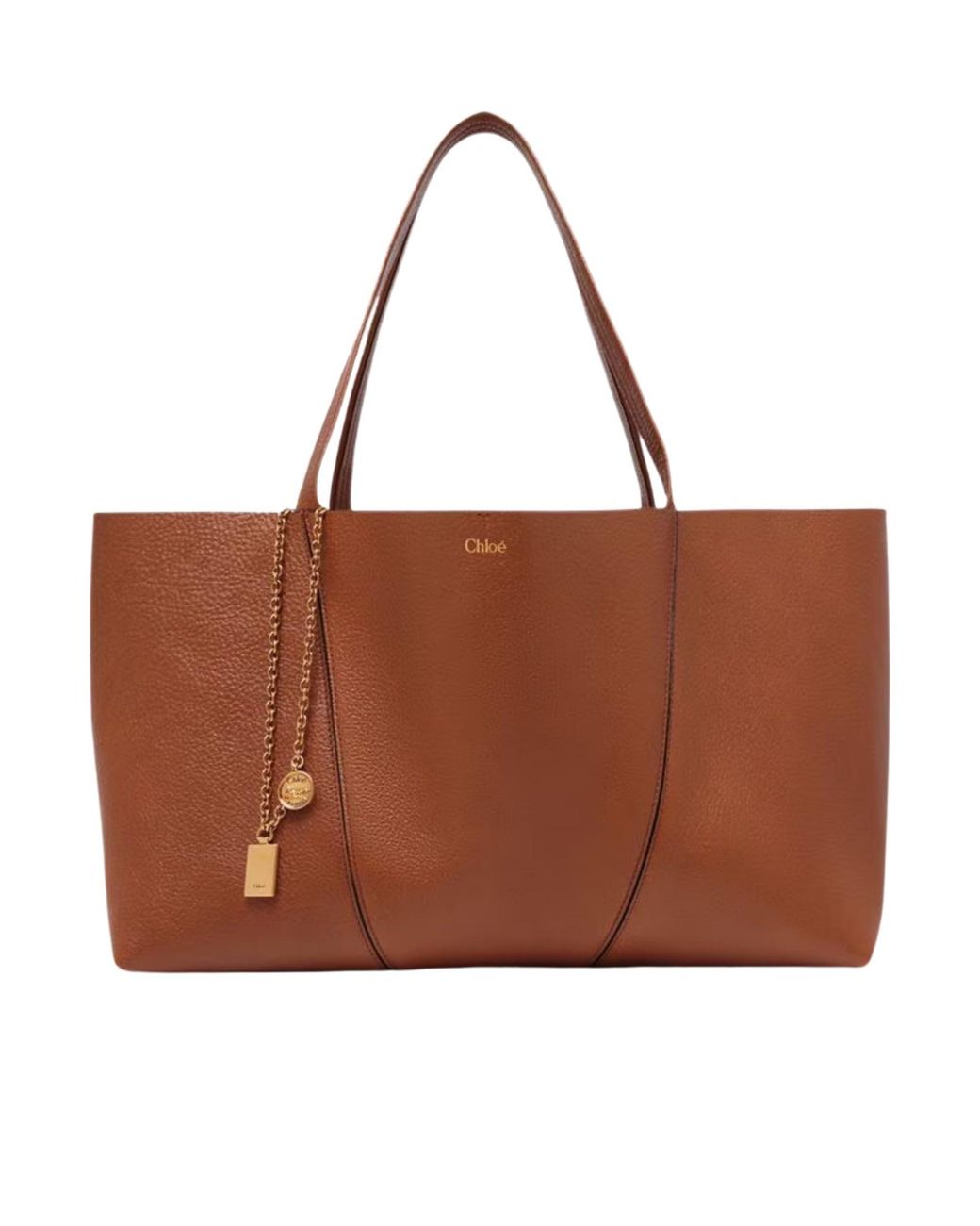 Chloé Chloé Spin East-West Tote Bag in Brown | Lyst