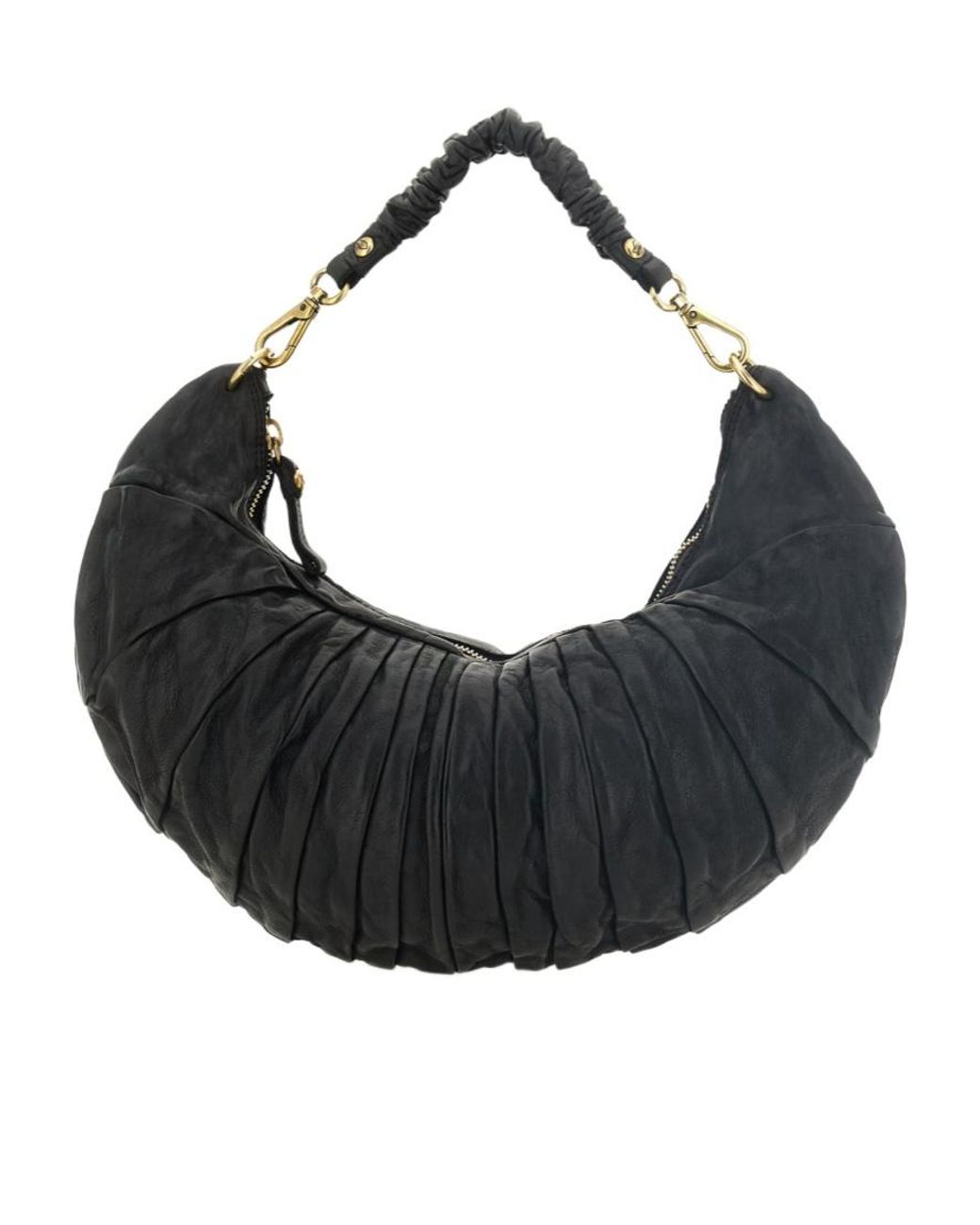 Campomaggi Luna Shoulder Bag in Black | Lyst