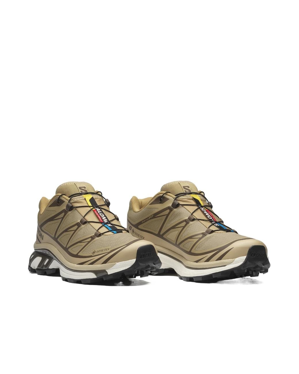 Salomon Lab Salomon Xt-6 Gore-Tex Lace-Up Sneakers in Brown for Men | Lyst