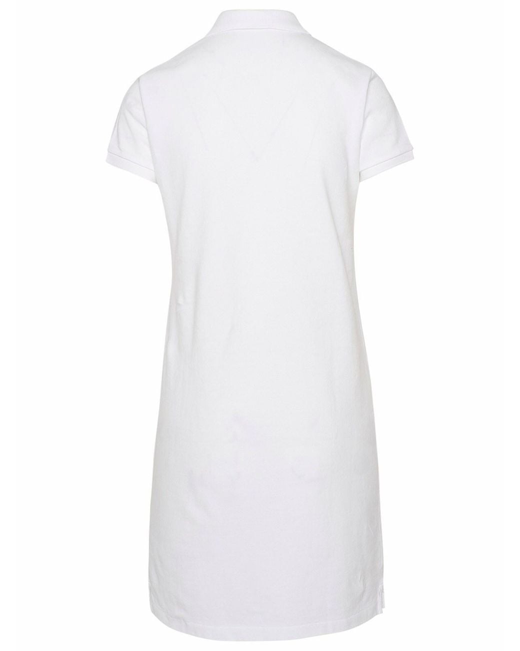 Polo Ralph Lauren Short Polo Dress in White | Lyst