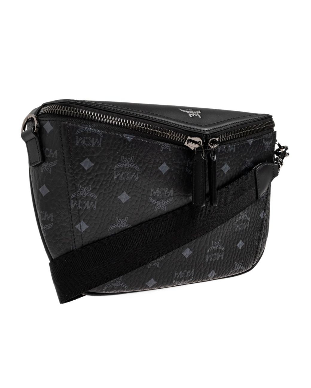 MCM Small Diamant 3D Crossbody Bag in Black for Men | Lyst