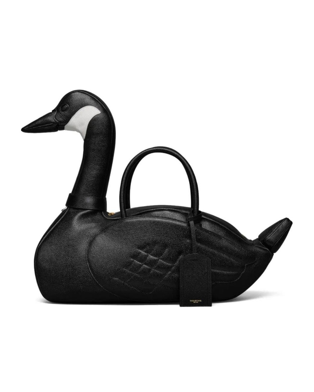 Thom Browne Goose-Motif Tote Bag in Black | Lyst