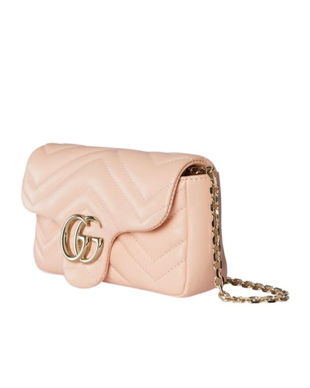 Gucci Gg Marmont Mini Shoulder Bag in Pink | Lyst