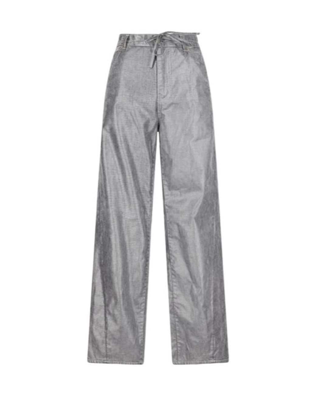 DARKPARK Drawstring Straight-Leg Jeans in Gray | Lyst