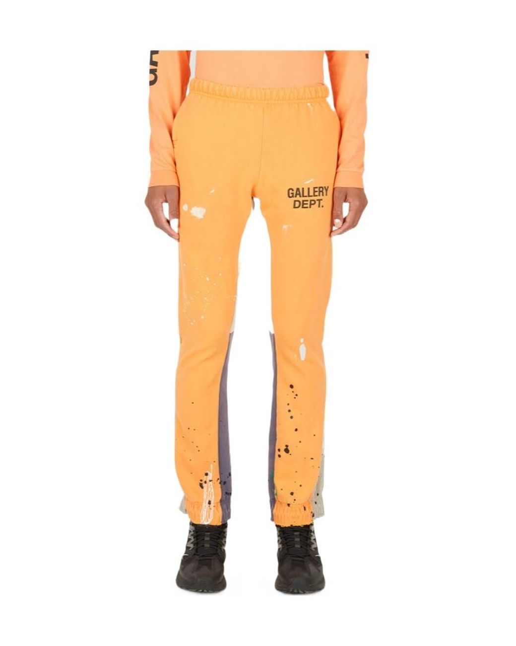 GALLERY DEPT. Flared Paint-Splatter Track Pants in Orange for Men | Lyst