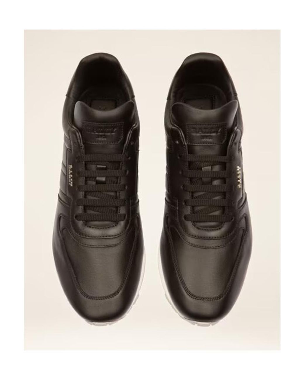 Bally Logo Casual Sports Shoes in Black for Men | Lyst