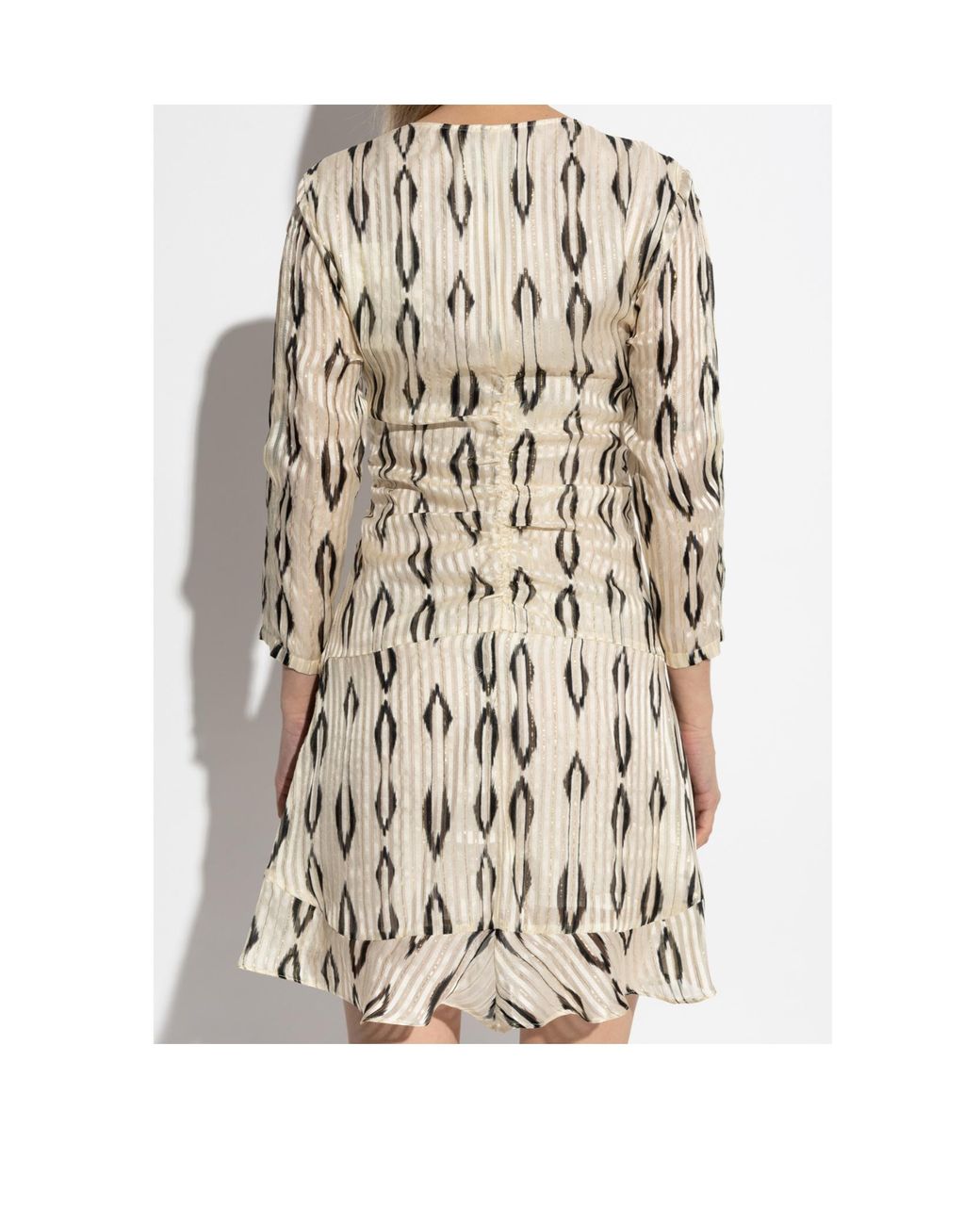 Isabel Marant Pattern Dress in Natural | Lyst