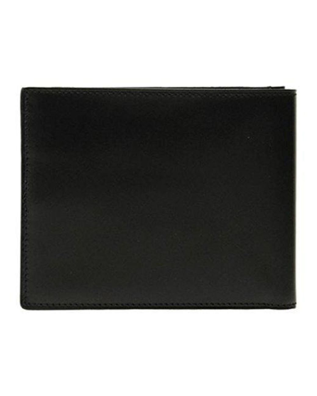 dunhill Logo Double Fold Wallet in Black for Men | Lyst