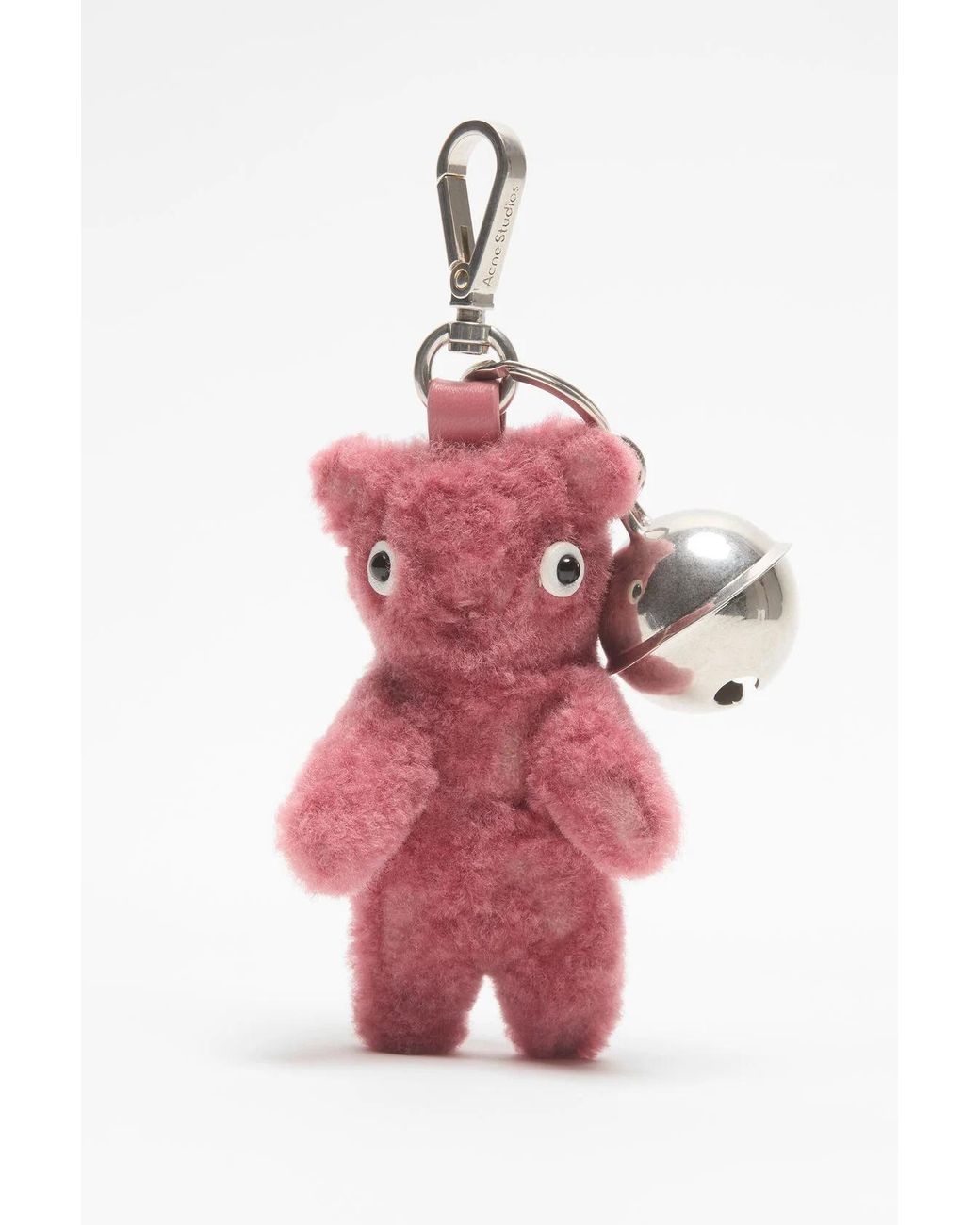 Acne Studios Teddy-Bear Keyring in Pink | Lyst