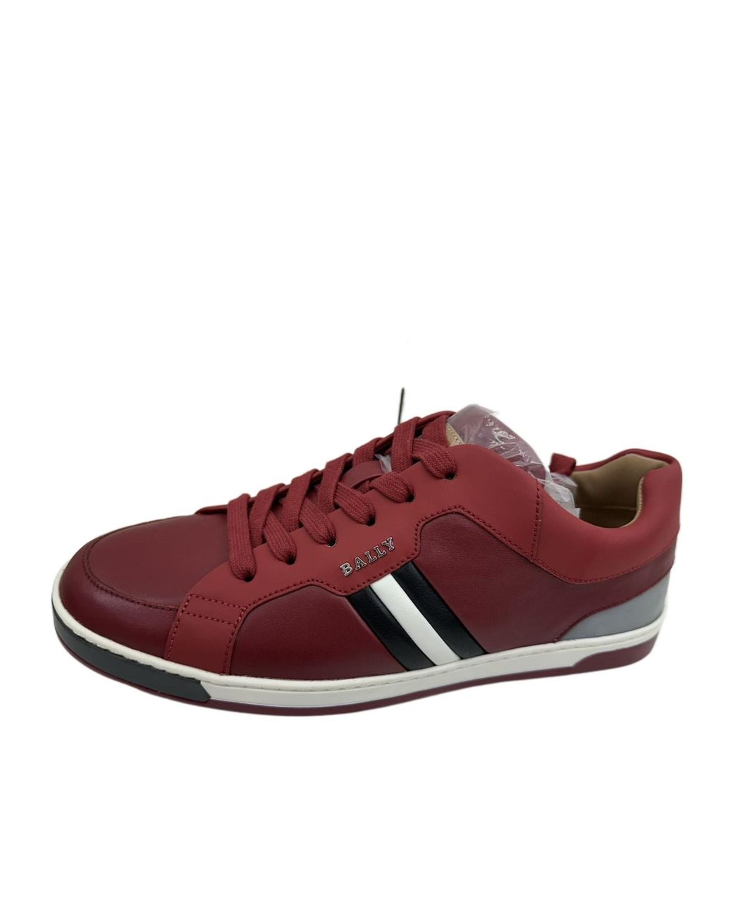 Bally Strap Low-Cut Skate Shoes in Red for Men | Lyst