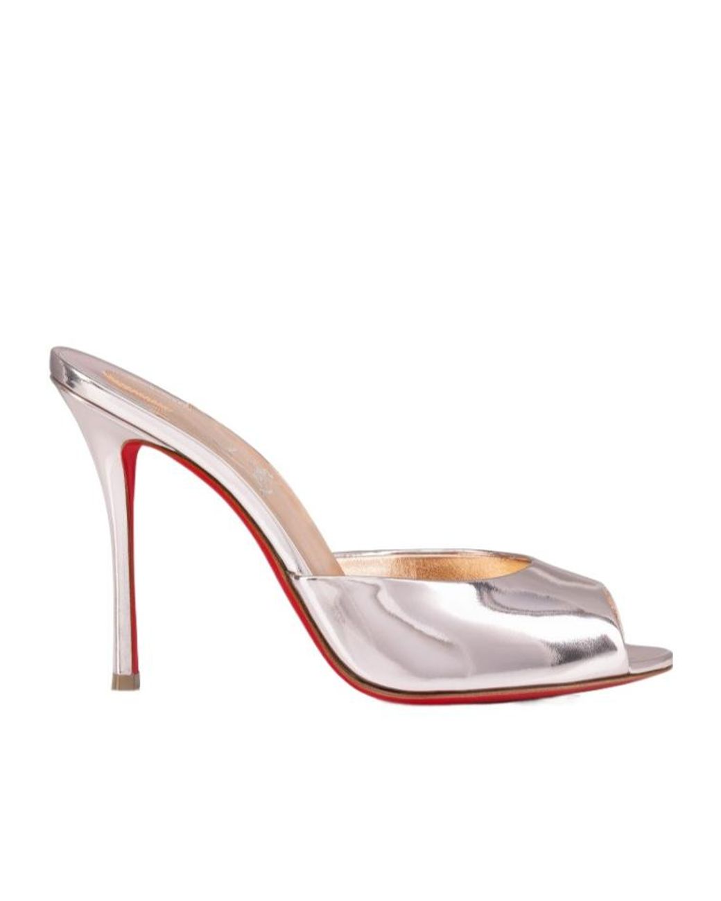 Christian Louboutin Open-Toe High-Heeled Sandals in Pink | Lyst