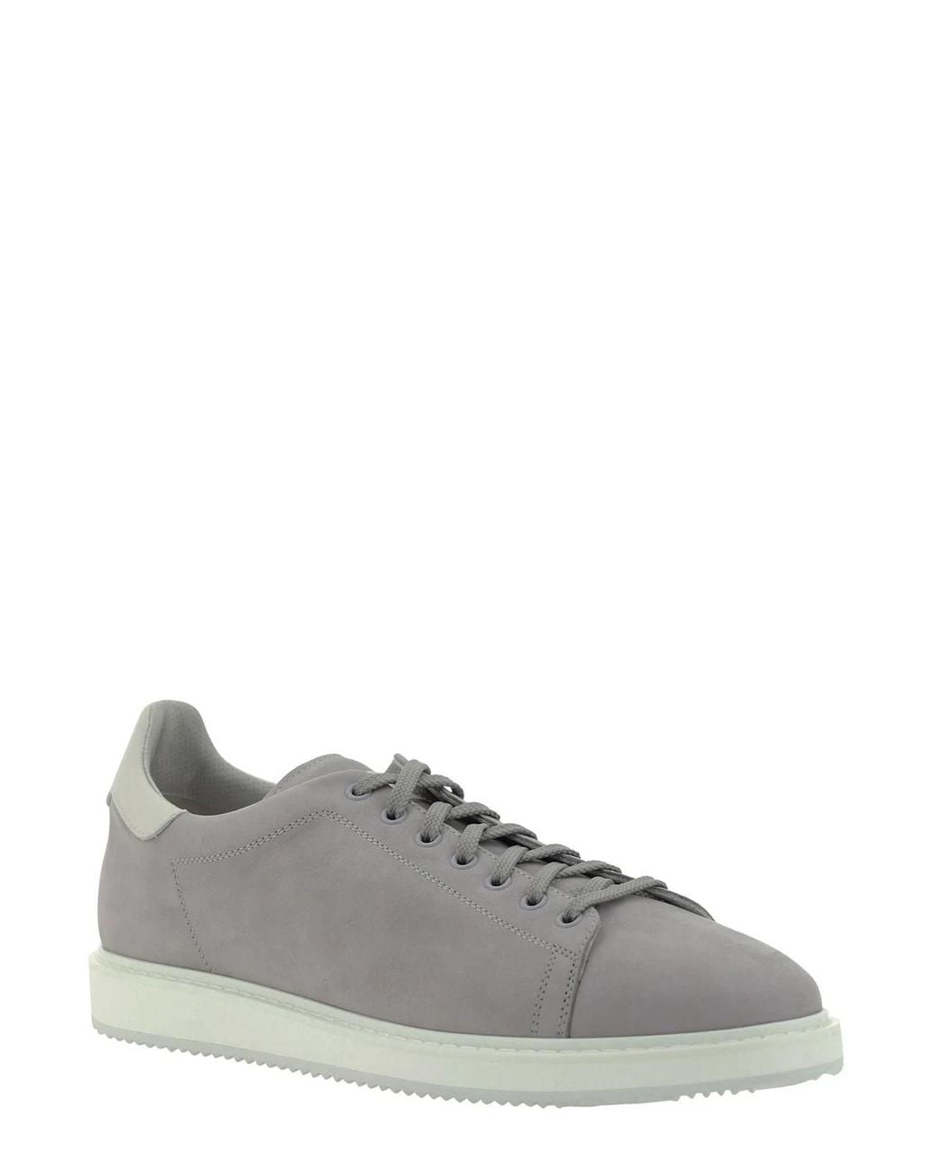 Brunello Cucinelli Logo Patch Sneakers in Grey for Men | Lyst UK