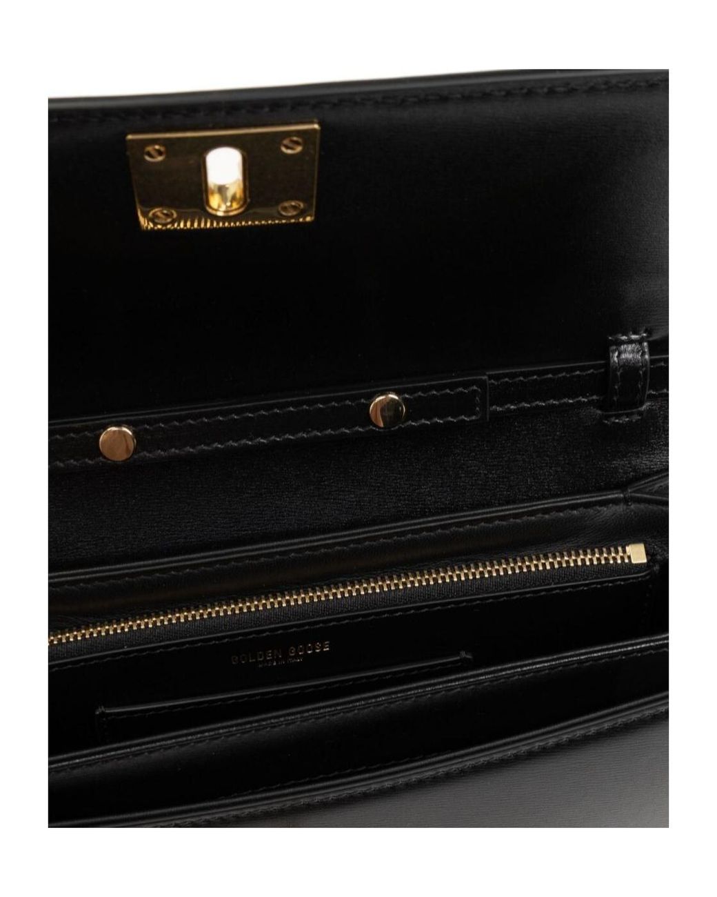Golden Goose Chain-Linked Shoulder Bag in Black | Lyst