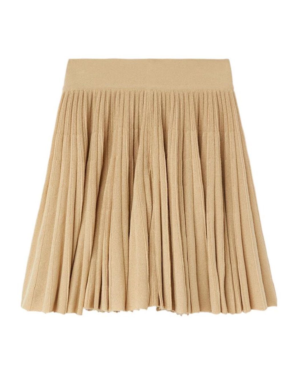Loro Piana Pleated Skirts in Natural | Lyst