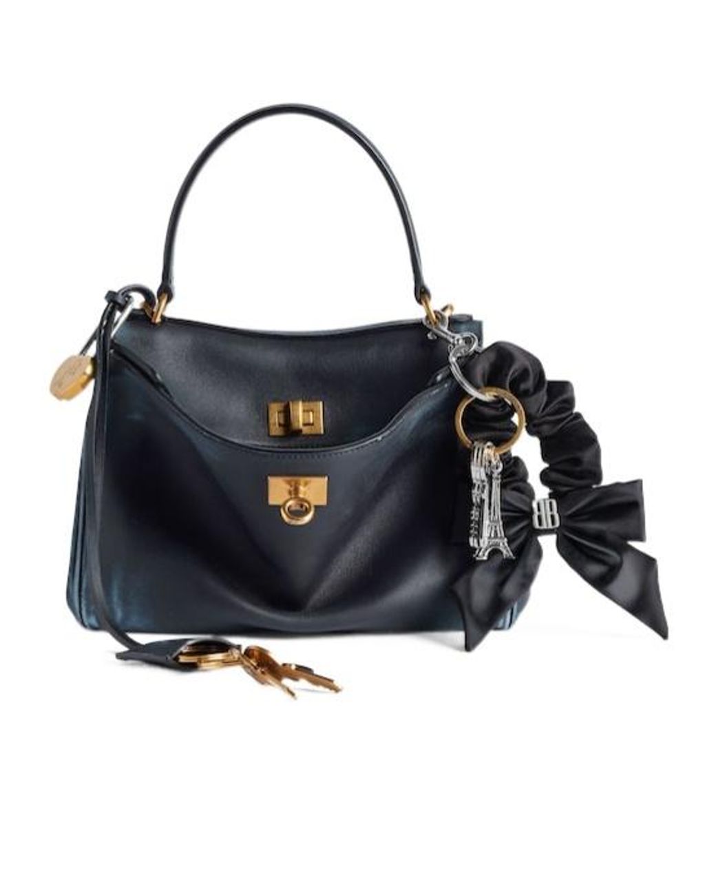 Balenciaga Rodeo Handbag Mini With Charms in Blue | Lyst