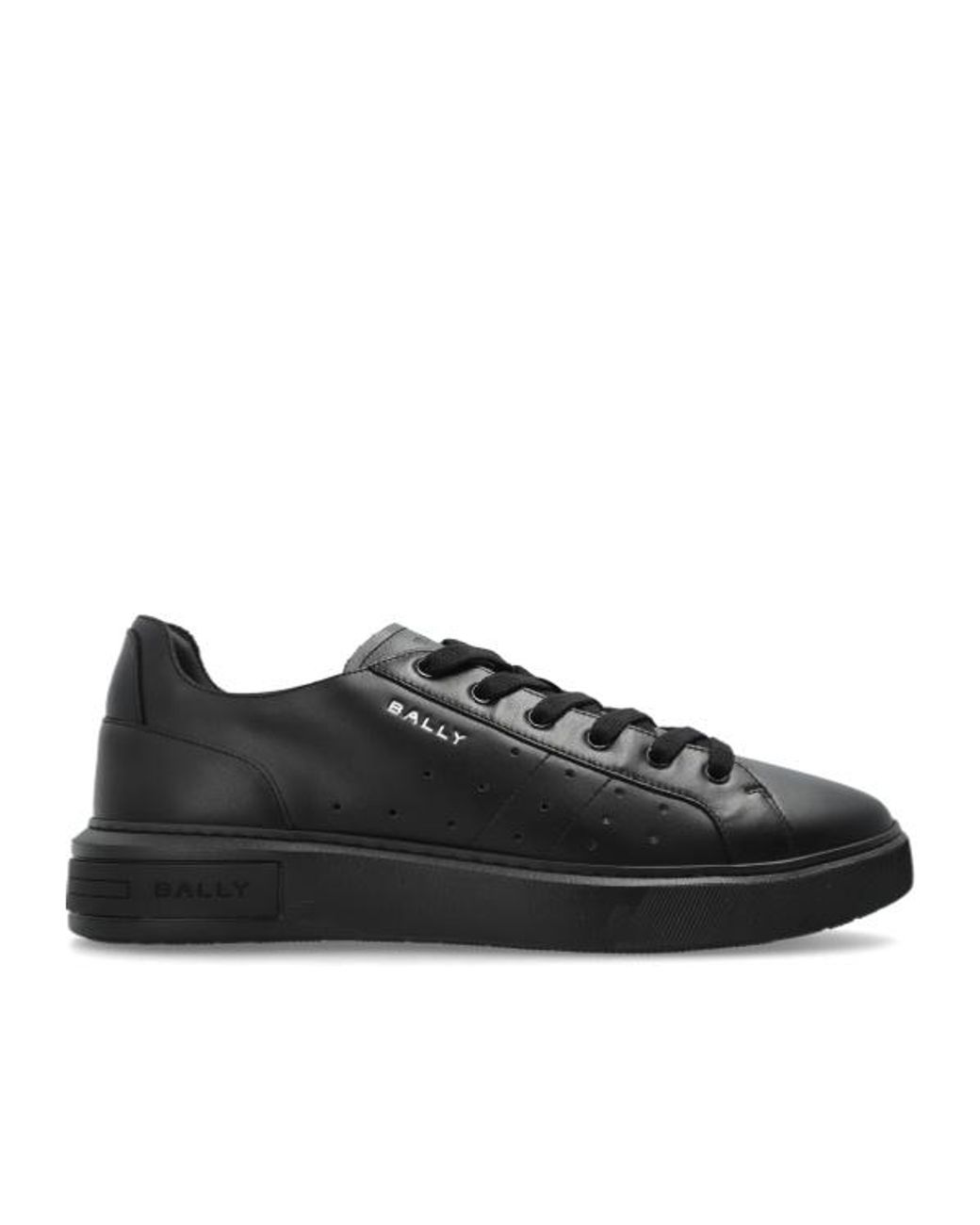 Bally Lift Perforated Low-Top Sneakers in Black for Men | Lyst