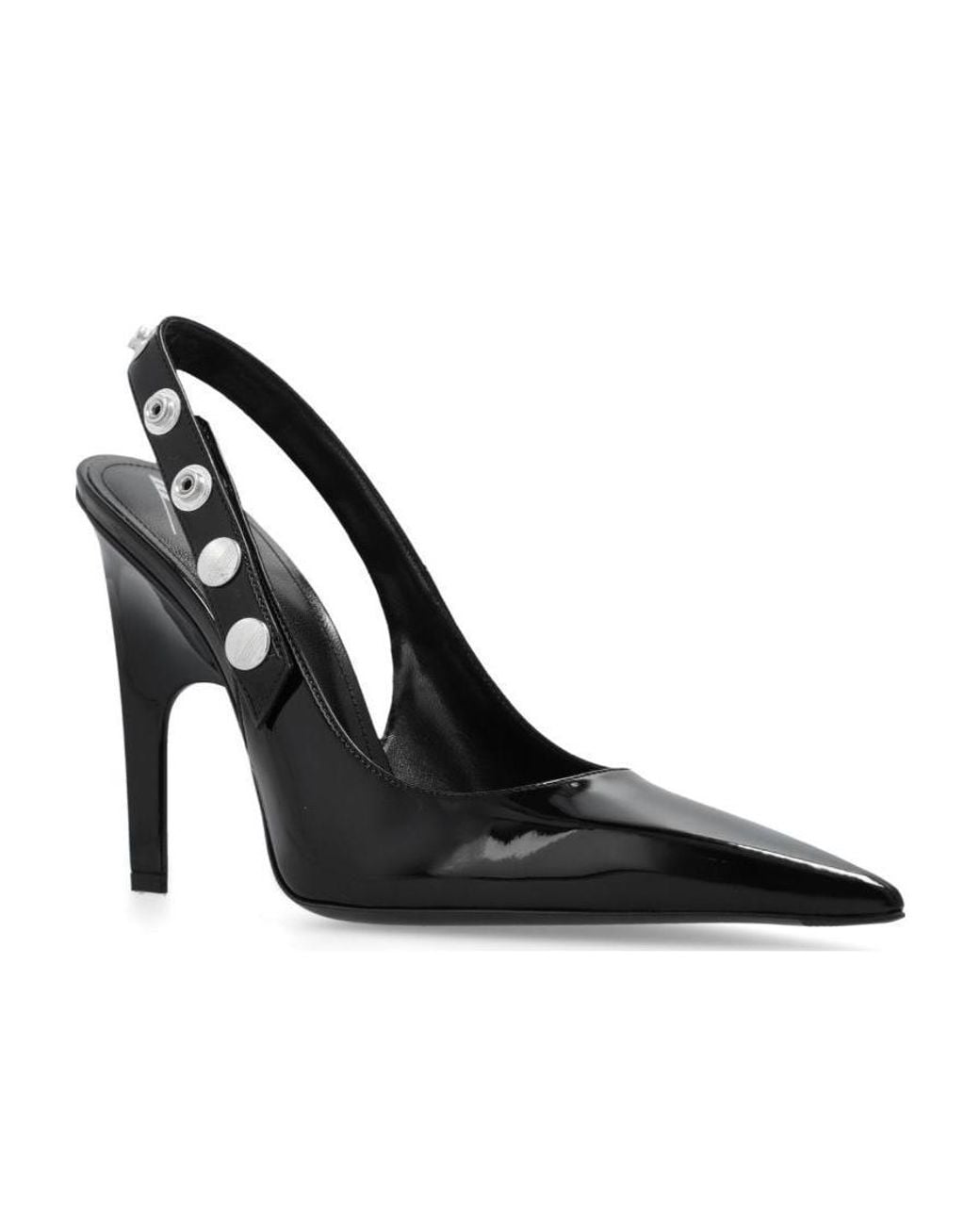 The Attico The Cosmo Ankle Strap Pumps in Black | Lyst